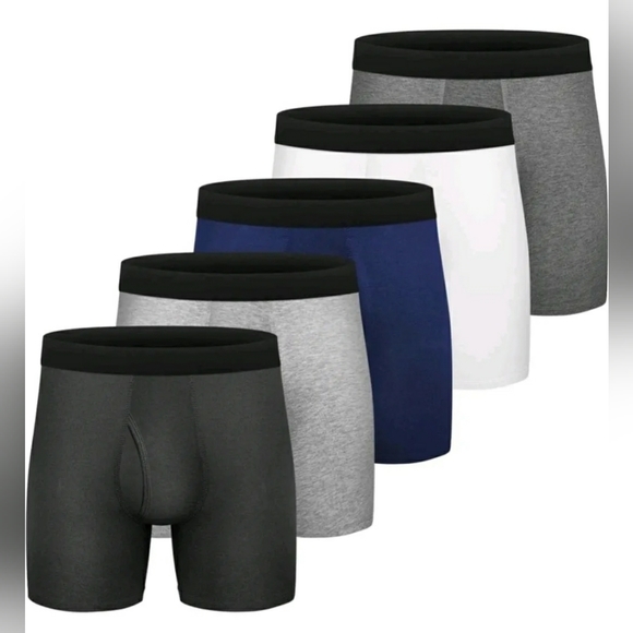 Underwear & Socks | Mens Basics Color Boxer Briefs5 Pack | Poshmark